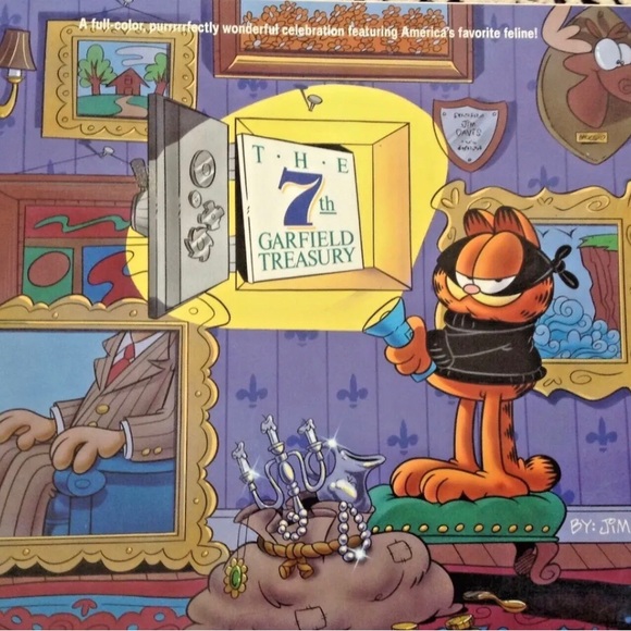Garfield | Other | 7th Garfield The Cat Treasury Jim Davis Paperback ...